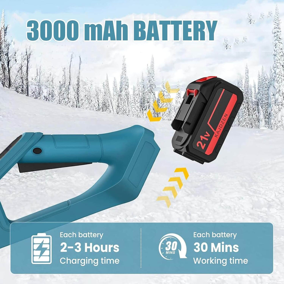 12 inches Cordless Snow Shovel with 2 Batteries – itoolmax