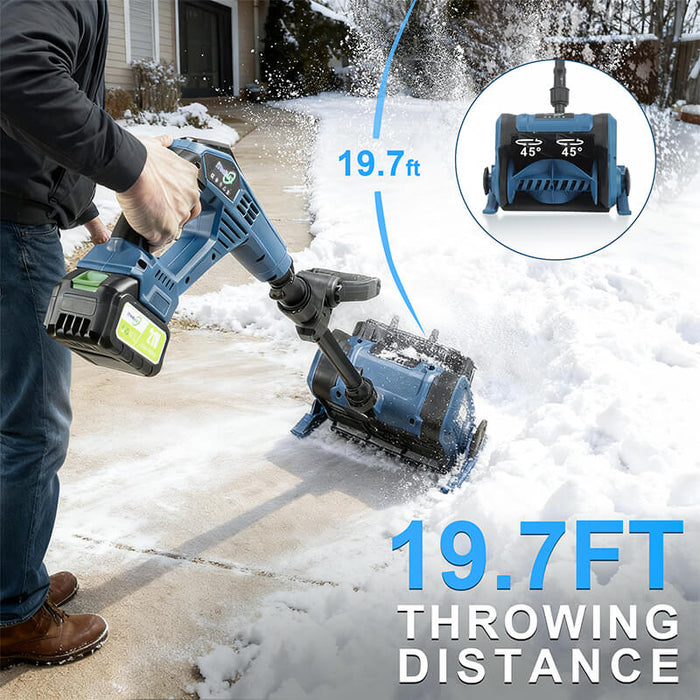 12 inches Cordless Snow Shovel with 2 Batteries – itoolmax