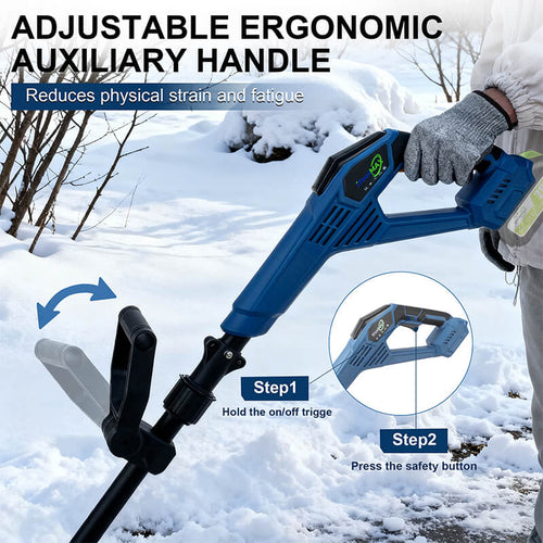 12 inches Cordless Snow Shovel with 2 Batteries – itoolmax