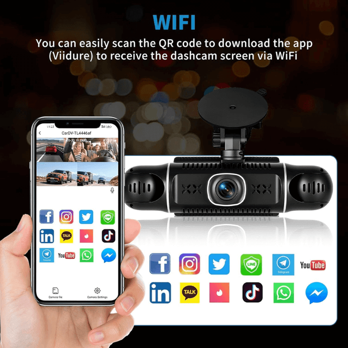 5 Channel Dash Camera with WiFi - 24H Motion Sensing | iToolMax – itoolmax