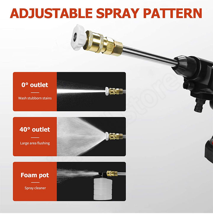 Cordless High Pressure Washer with 2 Batteries – itoolmax