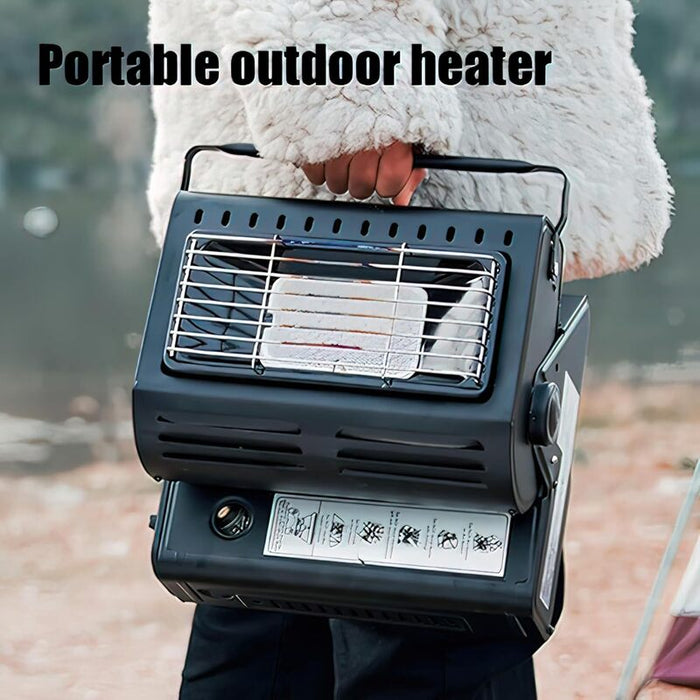 2-in-1 1300w Portable Gas Heater & Stove Outdoor Camping – itoolmax