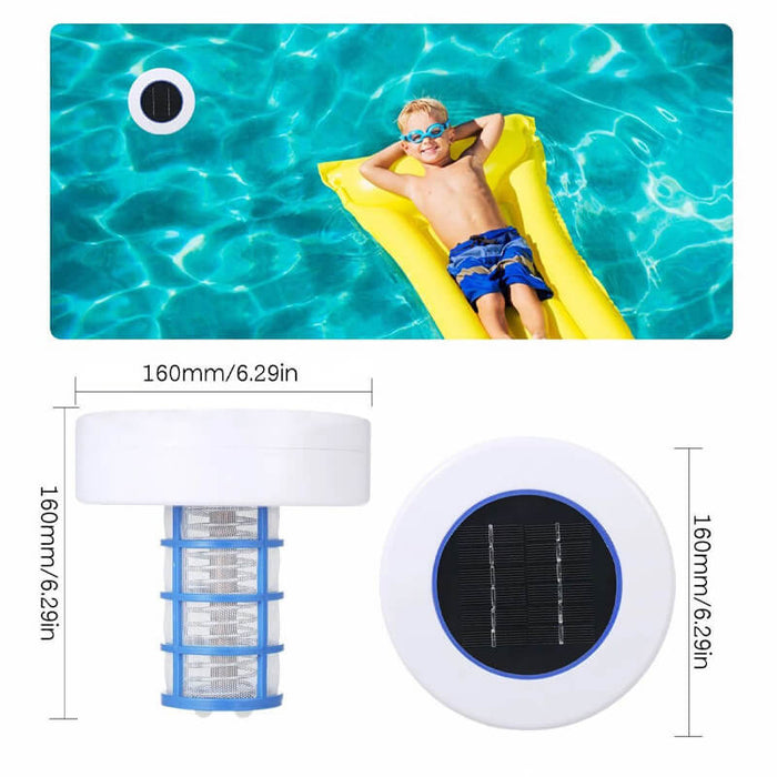 Solar Powered Pool Ionizer with LED Light – itoolmax