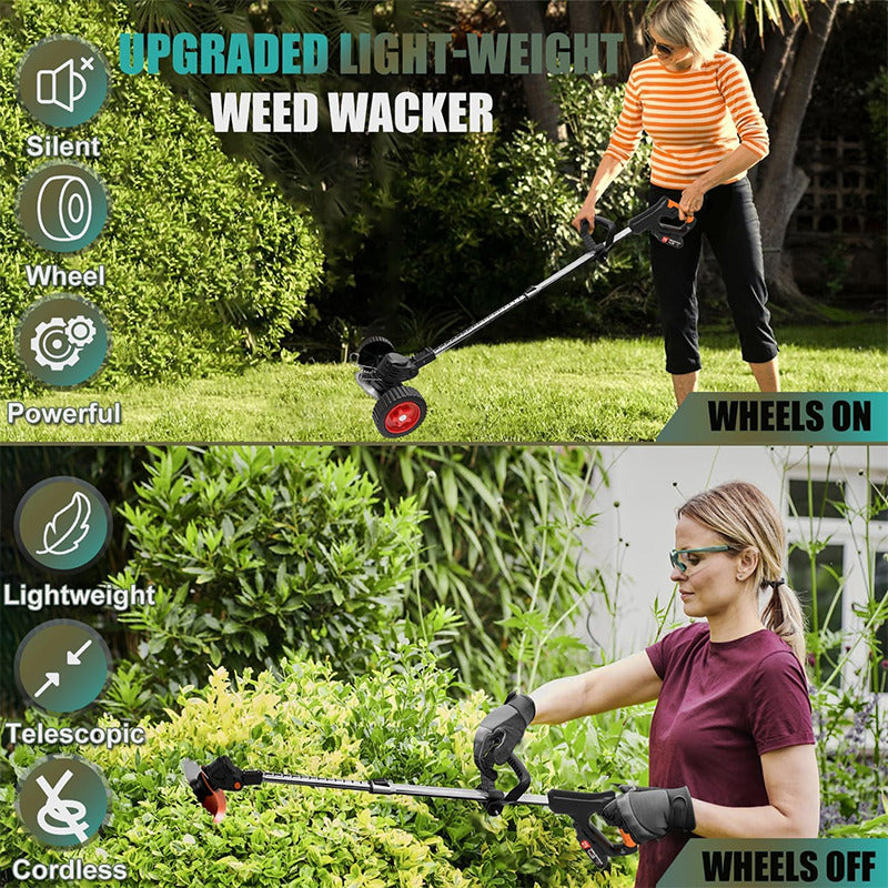 Portable Height Adjustable Brushless Grass Trimmer – itoolmax