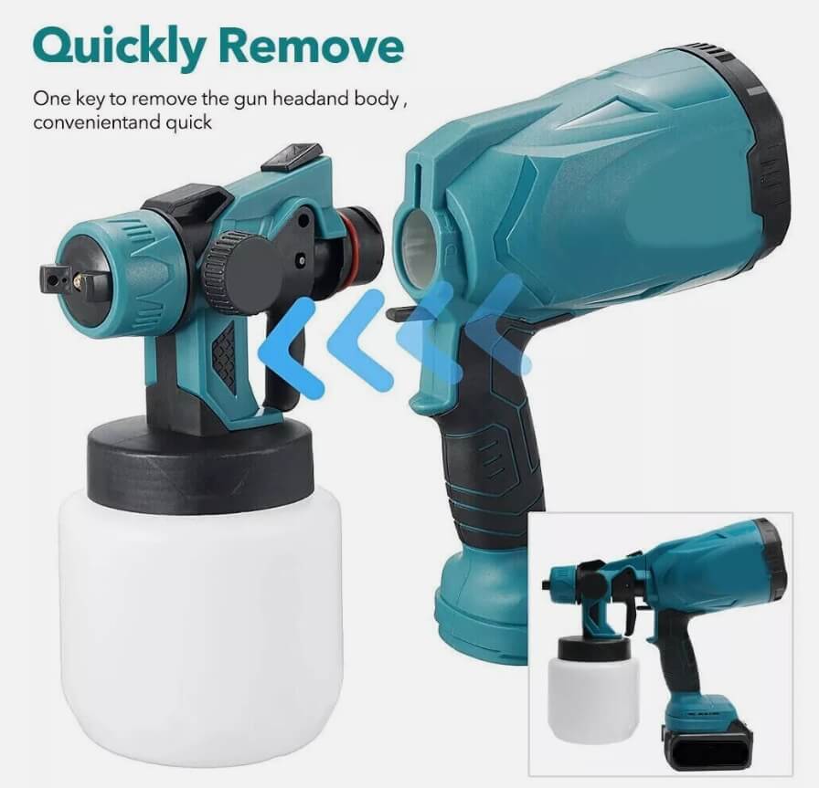 iToolMax High-pressure Cordless Paint Sprayer with 2 Batteries – itoolmax
