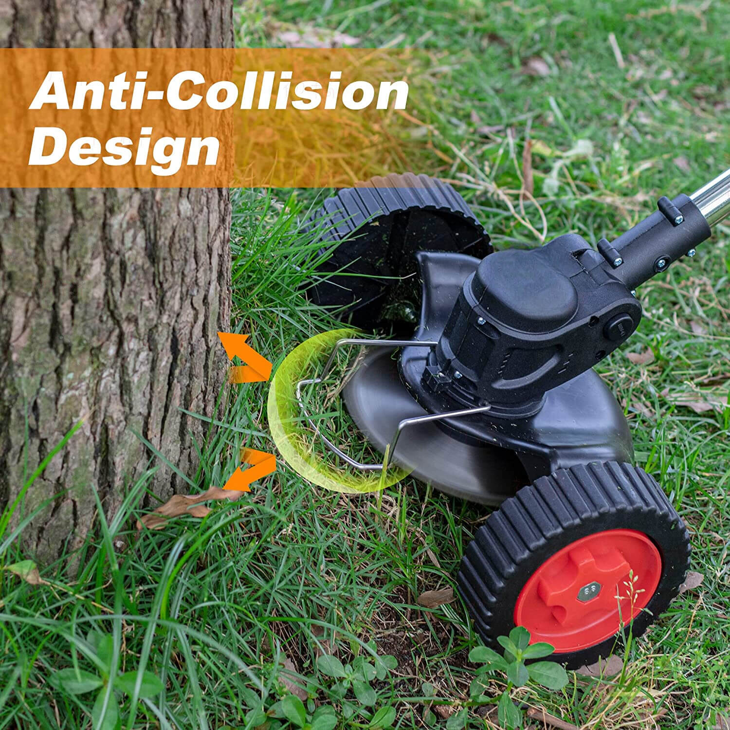 Portable Height Adjustable Brushless Grass Trimmer – itoolmax