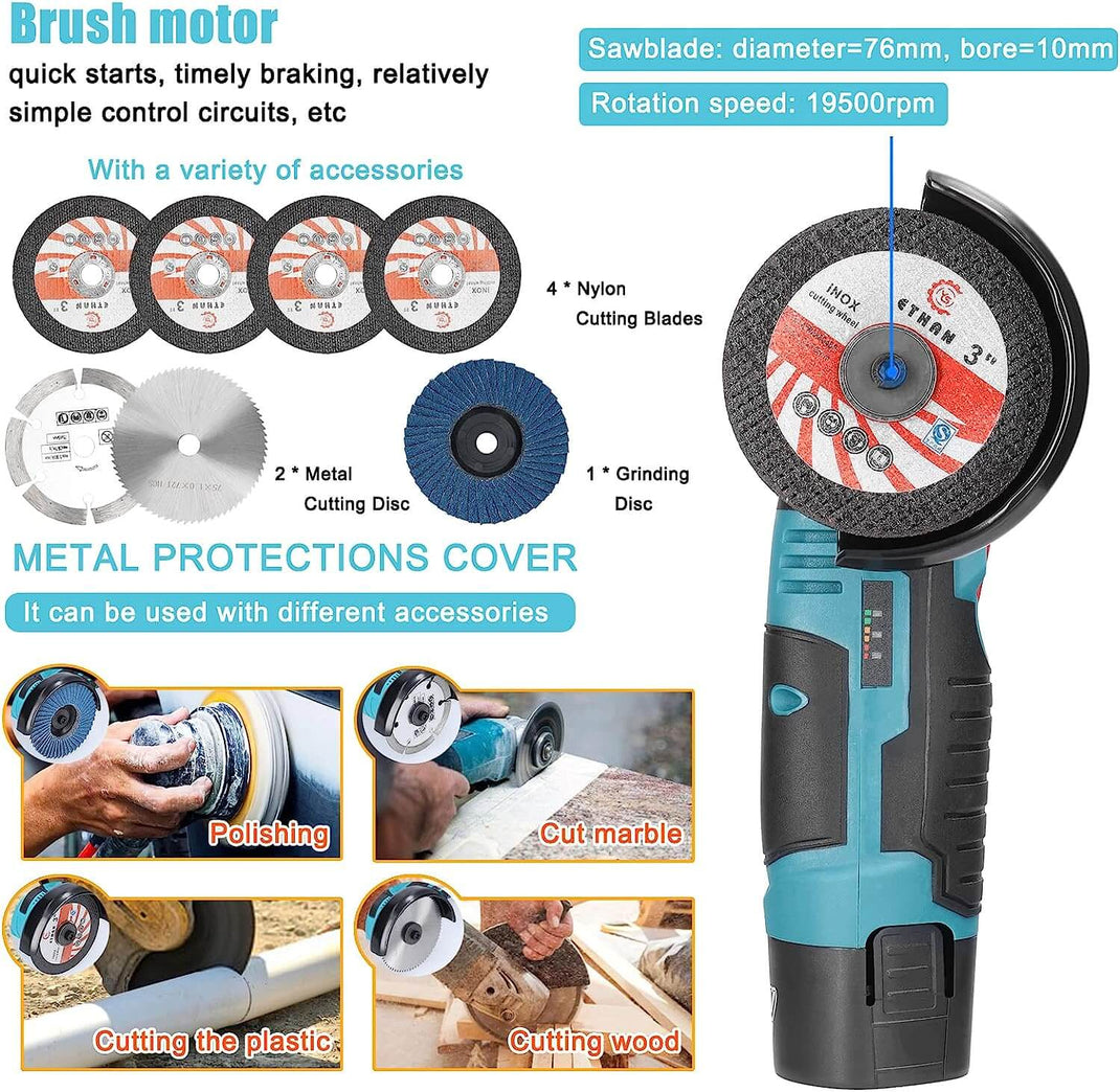 Mini Brushless Angle Grinder – itoolmax