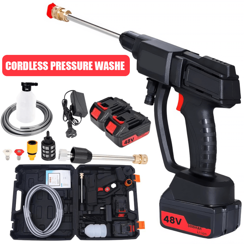 Cordless High Pressure Washer with 2 Batteries – itoolmax